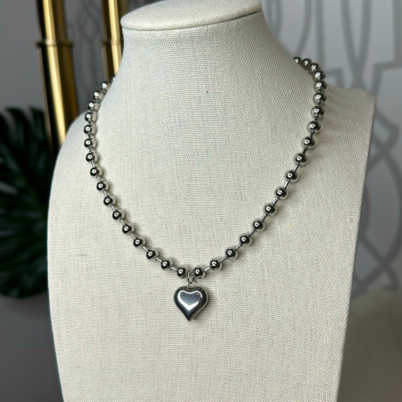 Lovelee | Jewelry | Stainless Steel Punk Rock Heart Necklace Will Not ...